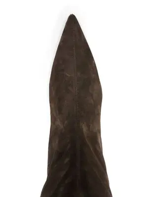 Khaite 40mm Andee Knee High Boots - Brown
