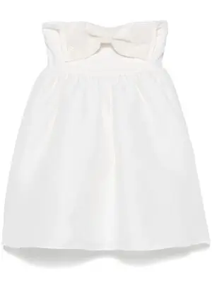 SELF-PORTRAIT Taffeta Bandeau Mini Dress