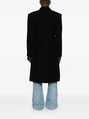 Martine Rose Pilled-finish Double-breasted Coat