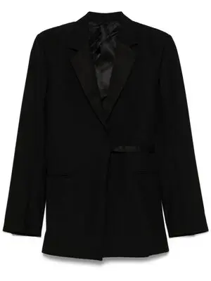 TOTEME Satin-lapels Wrap Blazer