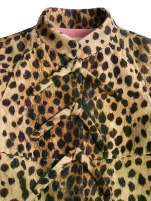 Valentino Garavani Jaguar Spots Wool Coat