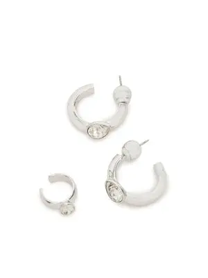 SWAROVSKI Dextera Hoop Earring Set