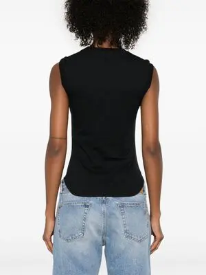 Attico Reese Tank Top - Black
