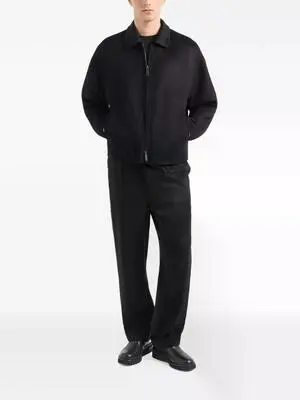 Giorgio Armani Zip-up Jacket - Blue