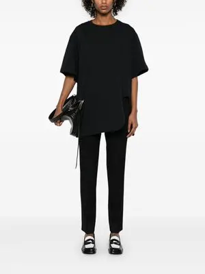 Attico Cotton T-shirt - Black