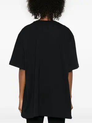 Attico Cotton T-shirt - Black