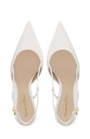 GIANVITO ROSSI Ascent Slingback - White