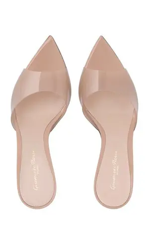 GIANVITO ROSSI Elle 85 Mules - Beige