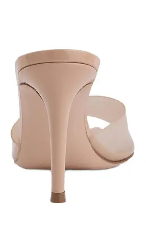 GIANVITO ROSSI Elle 85 Mules - Beige