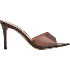 GIANVITO ROSSI Elle 85 Mules - Brown