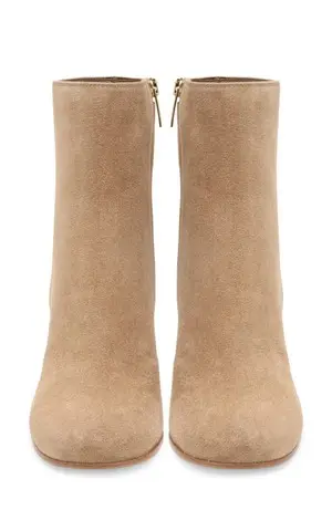 GIANVITO ROSSI Joelle Suede Bootie - Brown