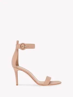 GIANVITO ROSSI Portofino 85 Sandal - Blush Pink