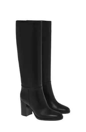 GIANVITO ROSSI Santiago Knee High Boots - Black