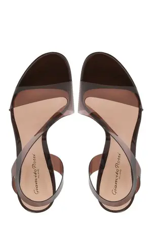 GIANVITO ROSSI Metropolis Open Toe Sandals - Brown