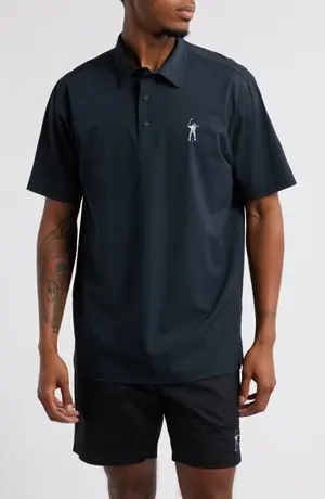 Men's Snap Placket Polos