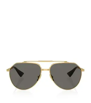 Dolce & Gabbana Metal Dg2302 Sunglasses - Gold