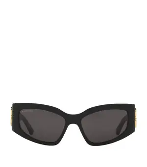 Balenciaga Injected Bb0321s Sunglasses - Black