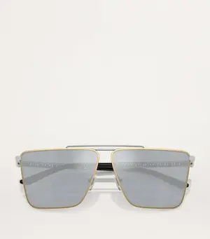 Versace Ve2266 Metal Sunglasses - Gold