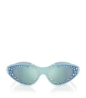 SWAROVSKI Sk6024 Injected Sunglasses - Blue