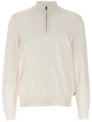 BOSS Ebenji Sweater - White