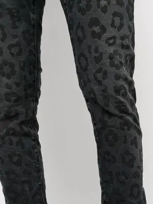 PURPLE BRAND Monogram Leopard Jeans