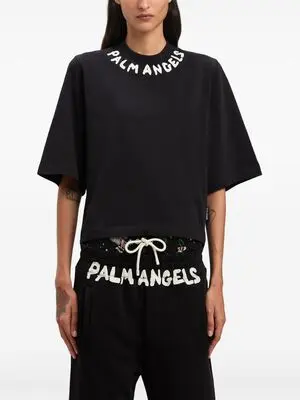 Palm Angels Seasonal Logo T-shirt - Black