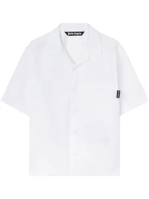 Palm Angels Curved-logo Classic Shirt