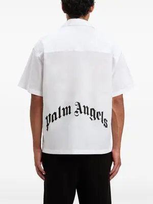 Palm Angels Curved-logo Classic Shirt