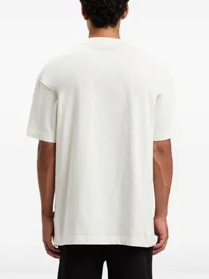 Palm Angels Neck-logo T-shirt - White
