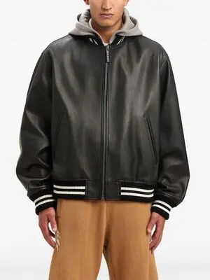 Palm Angels Curved-logo Bomber Jacket