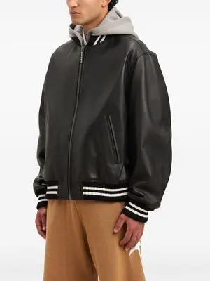 Palm Angels Curved-logo Bomber Jacket