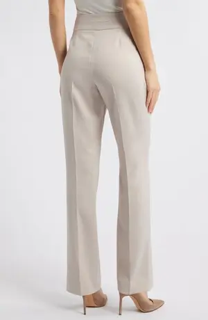 TAHARI ASL Twill Flare Pants