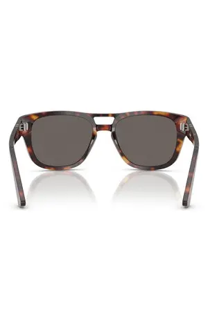 Persol 55mm Square Sunglasses - Havana