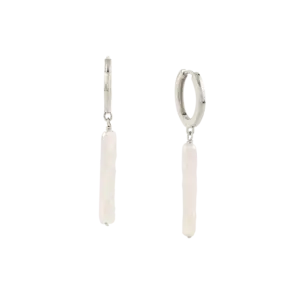 ASTOR & ORION Nora Huggie Earrings - Silver