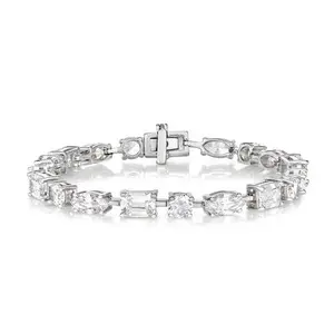 ANNA ZUCKERMAN 16 Carat Diamond Crystalline Bracelet - Platinum