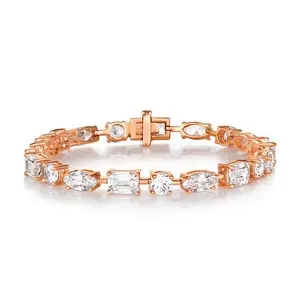ANNA ZUCKERMAN 16 Carat Diamond Crystalline Bracelet - Rose Gold