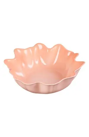 LE CREUSET Iris Stoneware Ruffle Serving Bowl - Peche
