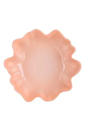 LE CREUSET Iris Stoneware Ruffle Serving Bowl - Peche