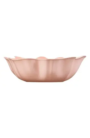 LE CREUSET Iris Stoneware Ruffle Serving Bowl - Peche