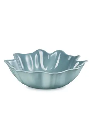 LE CREUSET Iris Stoneware Ruffle Serving Bowl - Sea Salt
