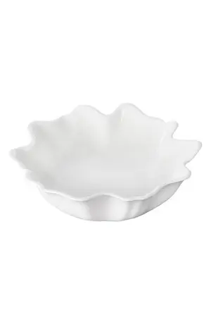 LE CREUSET Iris Stoneware Ruffle Serving Bowl - White