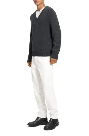 Theory Heavy Wool Blend Sweater - Pestle Melange