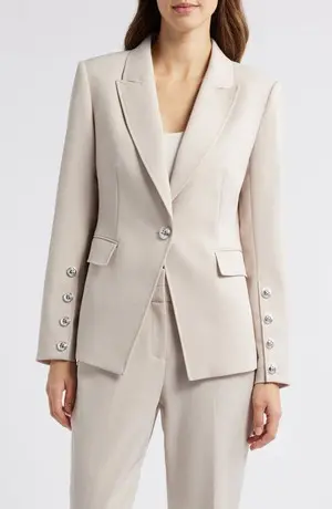 TAHARI ASL One-button Blazer