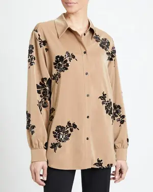 Santorelli Carmen Sequin Shirt