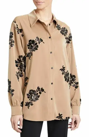 Santorelli Carmen Sequin Shirt