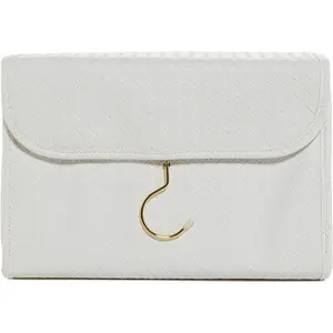 TRVL DESIGN Woven Hanging Toiletry Case - White