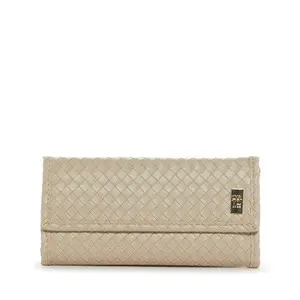 TRVL DESIGN Woven Cosmetic Pouch Ivory