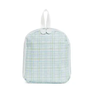 TRVL DESIGN Classic Plaid Lunch Bag - Green