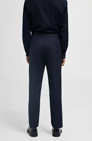 Mango Slim Fit Virgin Wool Dress Pants