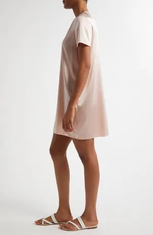 ATM Anthony Thomas Melillo Stretch Charmeuse Shift Dress